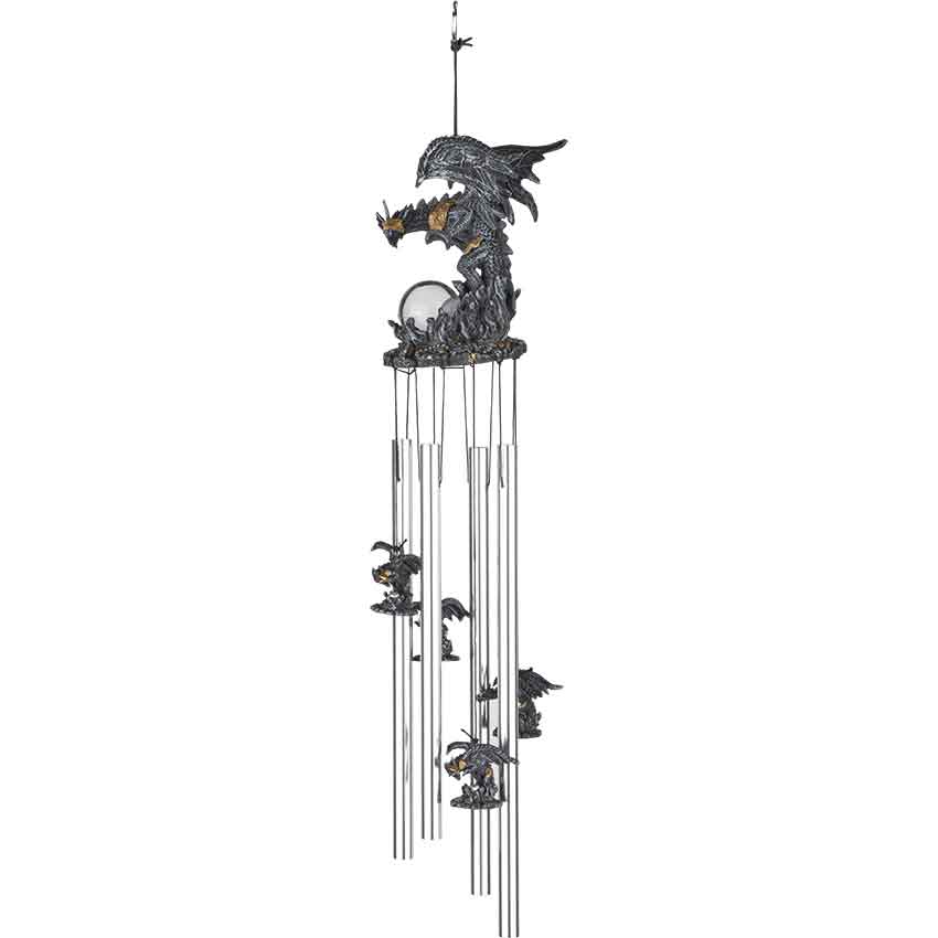 Green Dragon Crystal Wind Chime