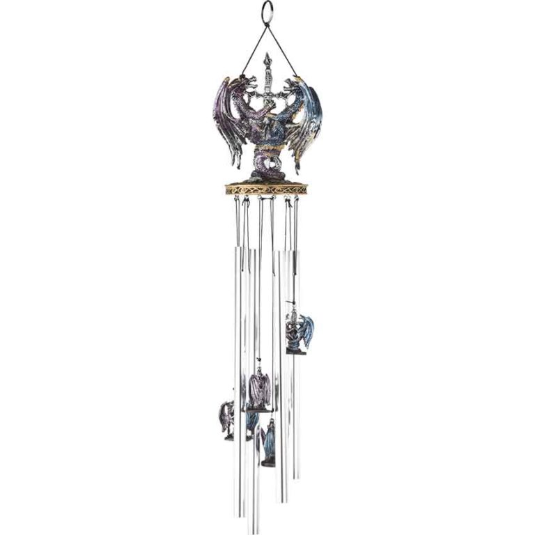 Purple Dragon Crystal Wind Chime