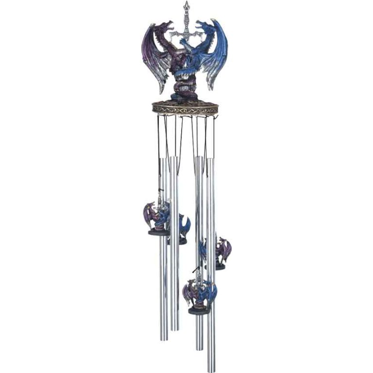 Blue Dragon Crystal Wind Chime