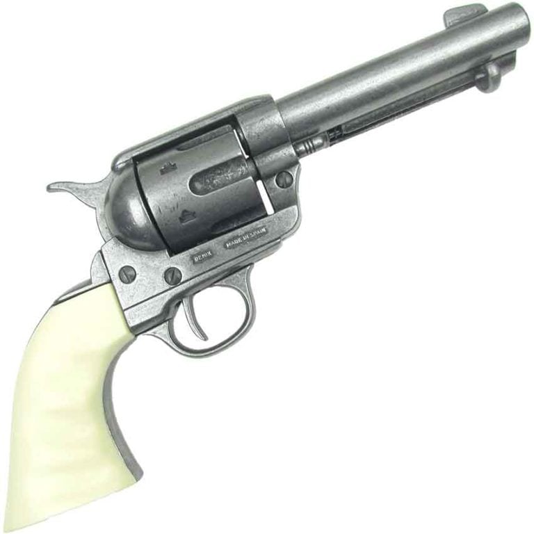 Ornate Silver Revolver