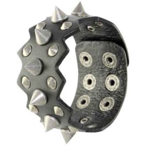 Classic Spiked Punk Rock Wristband