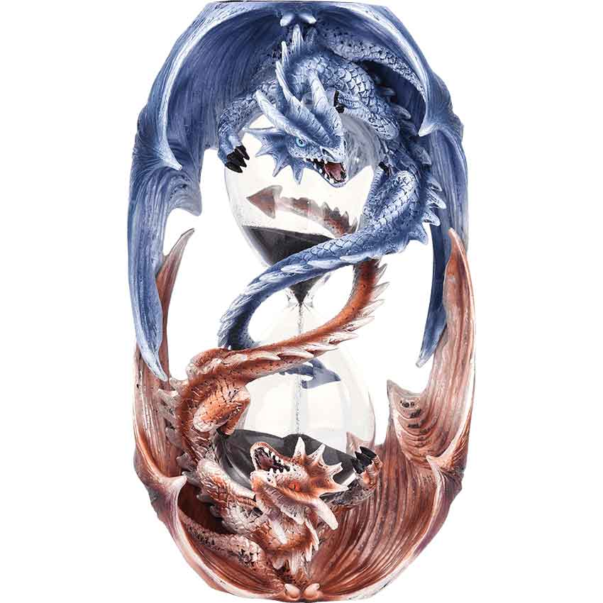 Fire and Ice Dragon Sand Timer