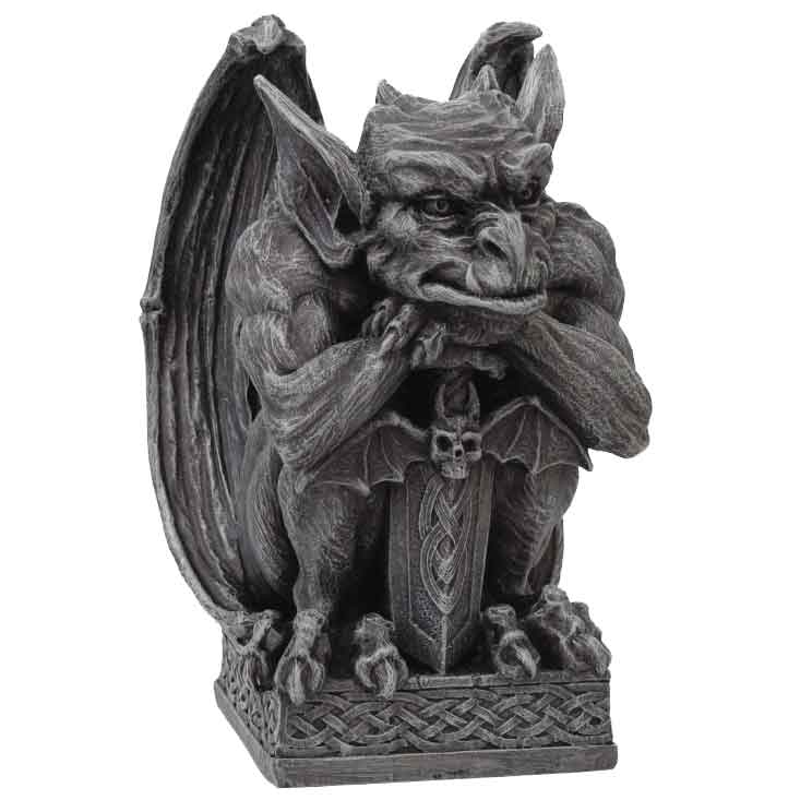 Watchful Gargoyle Statue