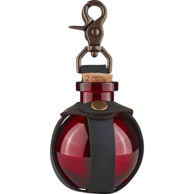 Small Round Glass Bottle