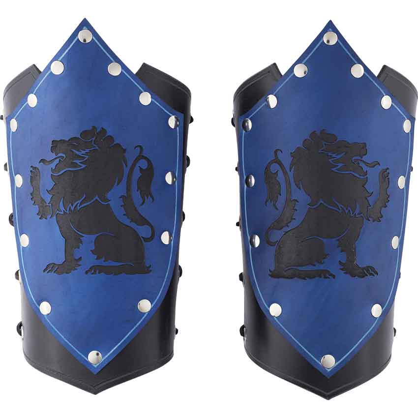 Majestic Lion Shield Bracers