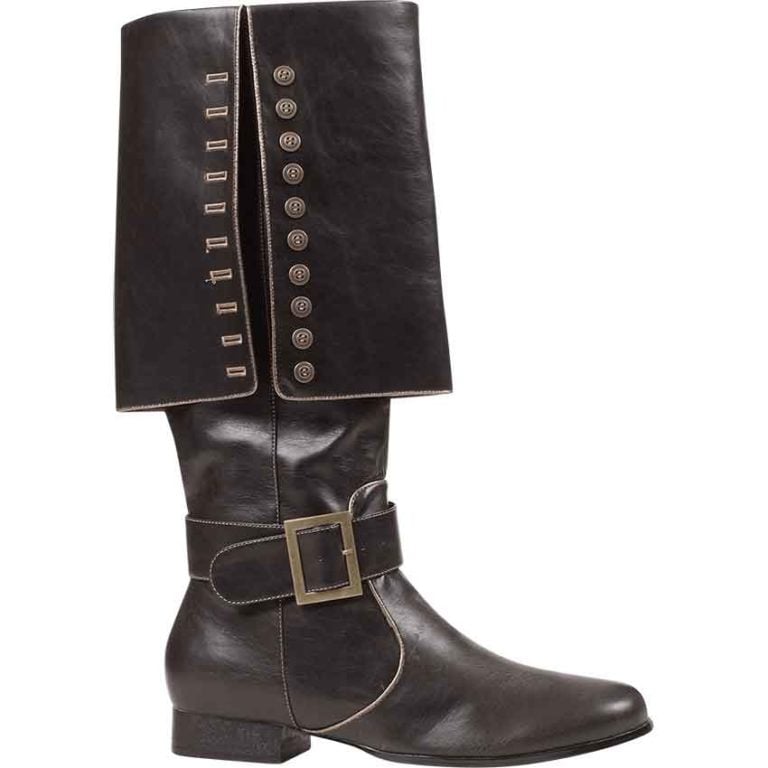 Leather Pirate Boots & Footwear