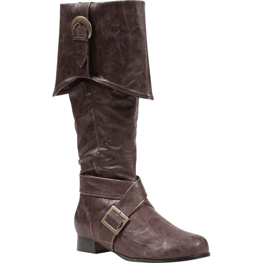 Leather Pirate Boots & Footwear