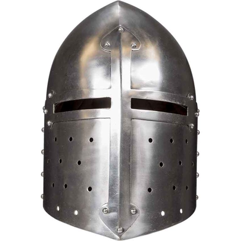 Crusader Helmets, Sugarloaf and Great Helms - Dark Knight Armoury