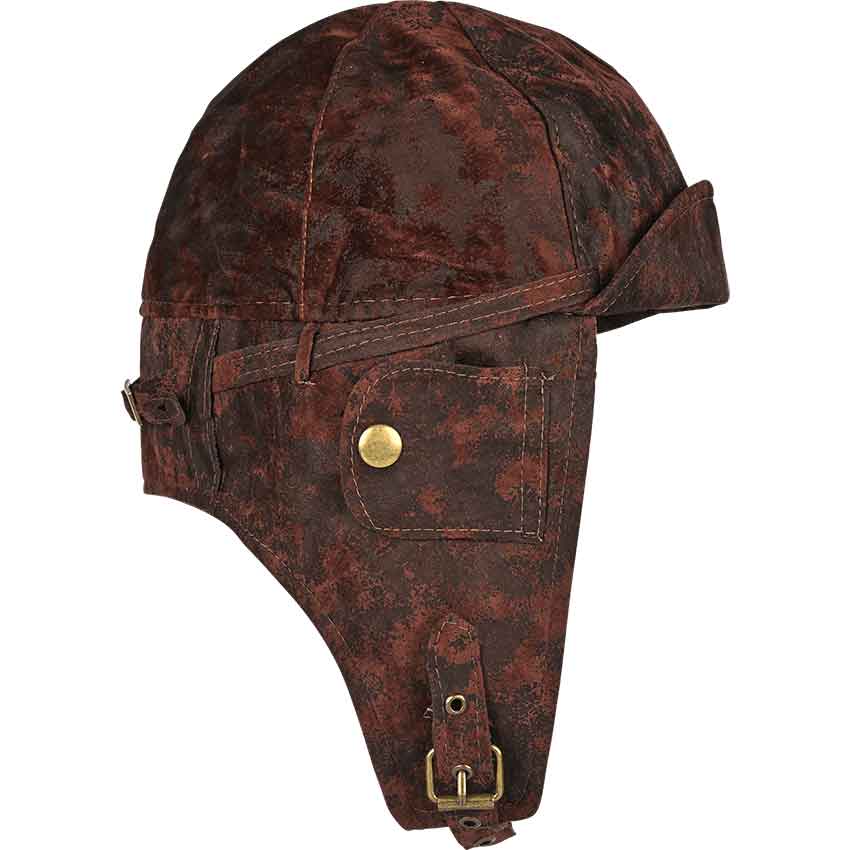 Brown Aviator Cap
