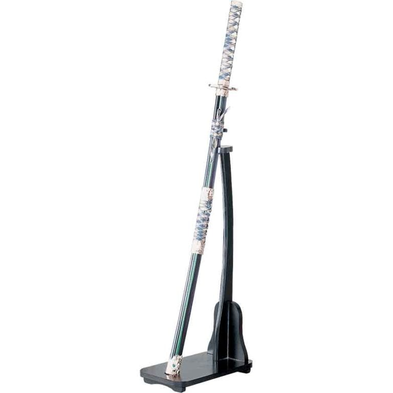 Double Sword Black Lacquered Stand