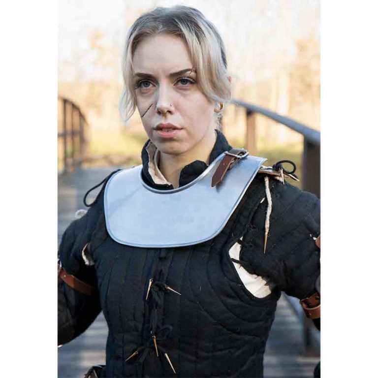Soldiers Gorget - Polished Steel