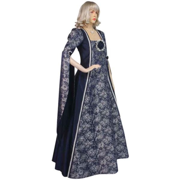 Royal Blue Renaissance Dress