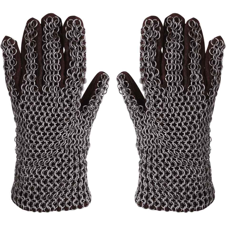 Chain Mail Gauntlets and Maille Gauntlets - Dark Knight Armoury