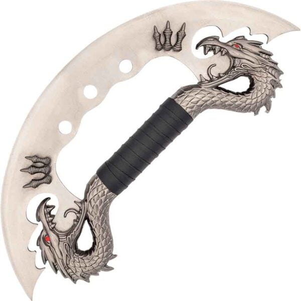 Dual Chrome Dragon Blades