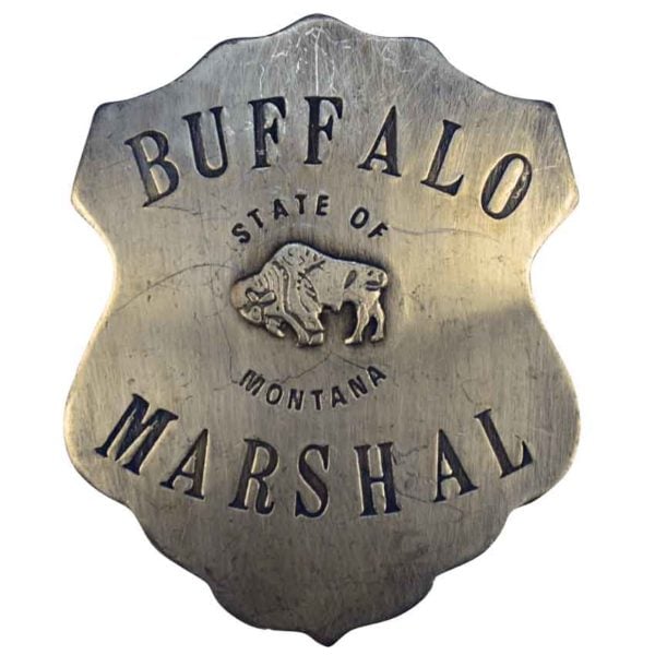 Montana Buffalo Marshal Badge