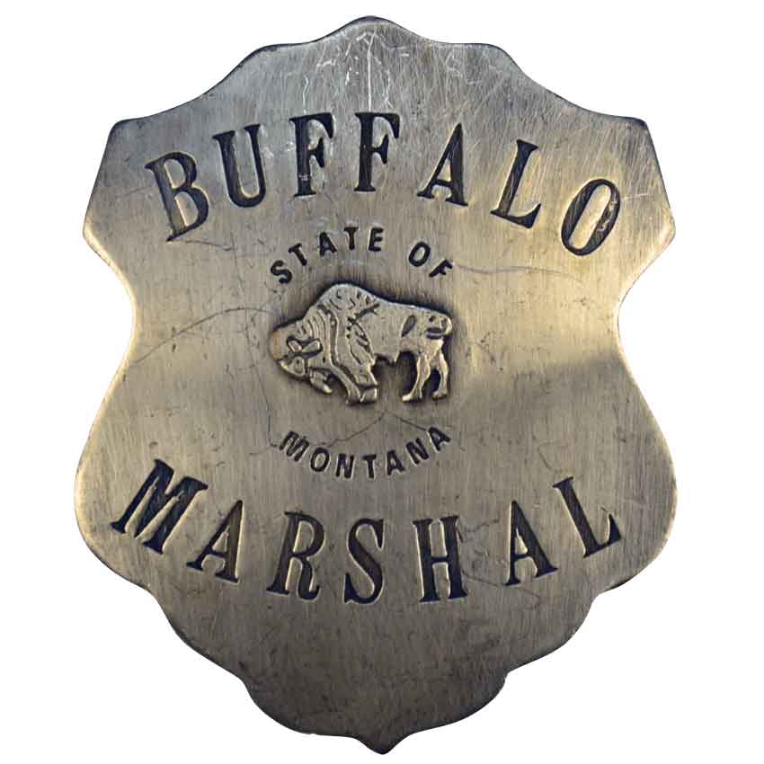 Montana Buffalo Marshal Badge