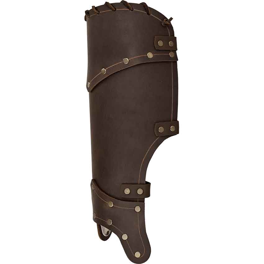 Scoundrel Leather Greaves