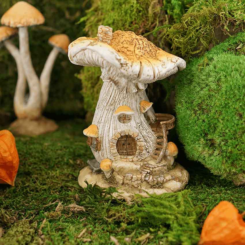 Toadstool Fairy Garden House