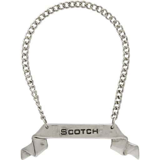 Ribbon Scotch Decanter Tag