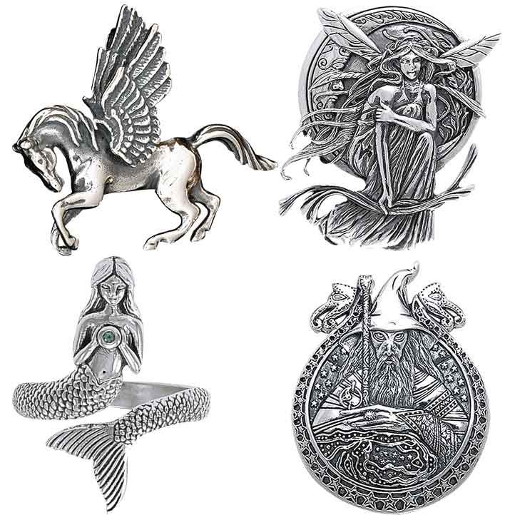 Fantasy Jewelry and Magically Inspired Jewelry - Dark Knight Armoury
