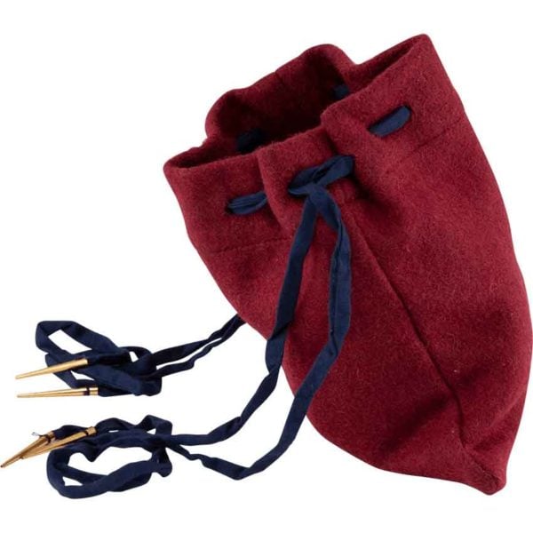 Wool Drawstring Pouch