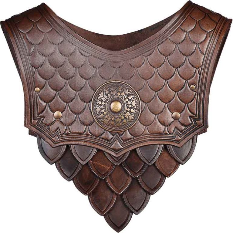 Leather Gorgets, SCA Gorgets, and LARP Gorgets - Dark Knight Armoury