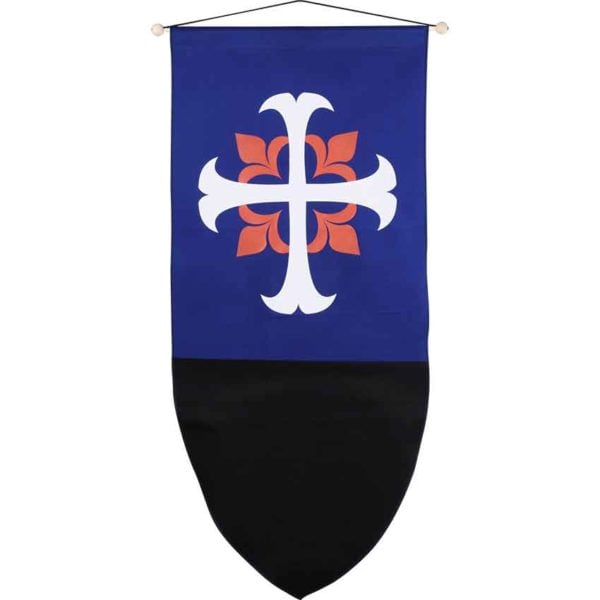 Fleur Cross Medieval Banner