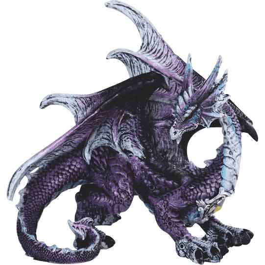 Purple And Silver Dragon