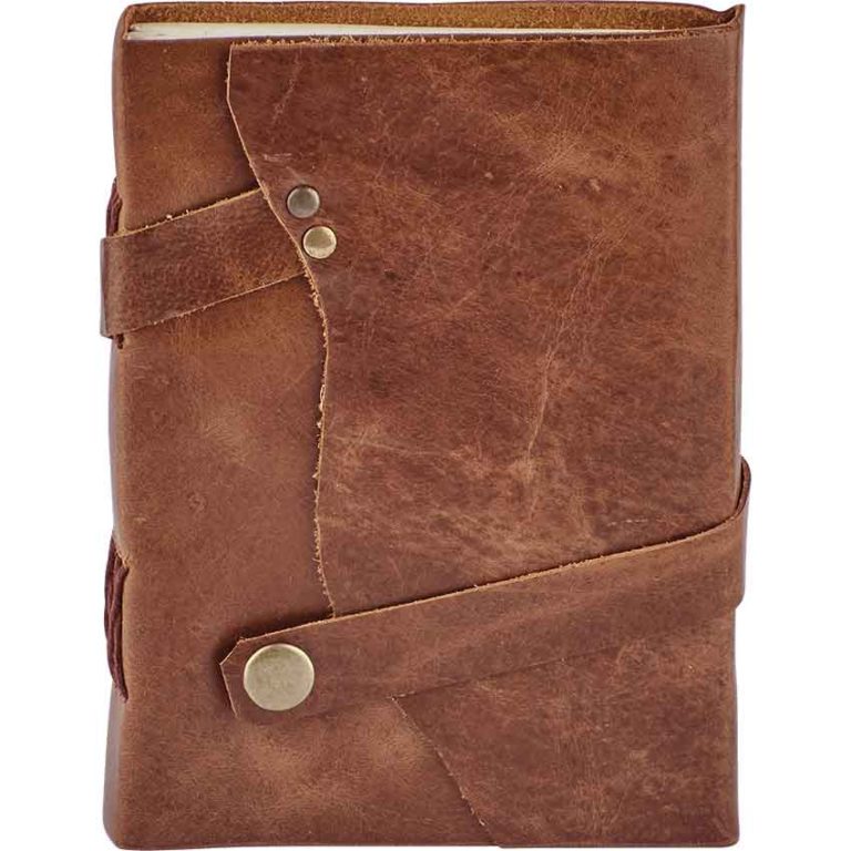Leather Journal with Snap Closure