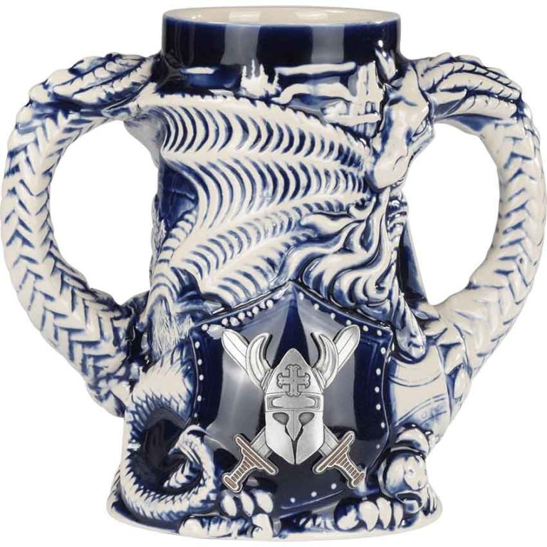 Double Dragon Drinking Mug