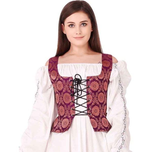 Medieval Brocade Bodice