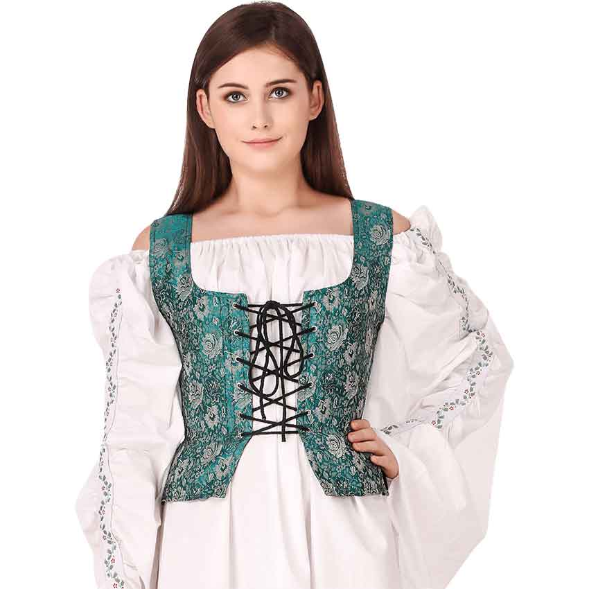 Medieval Brocade Bodice