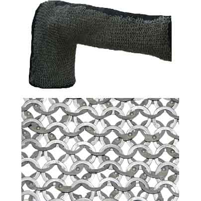 Chain Mail Chausses and Chainmail Voiders - Dark Knight Armoury