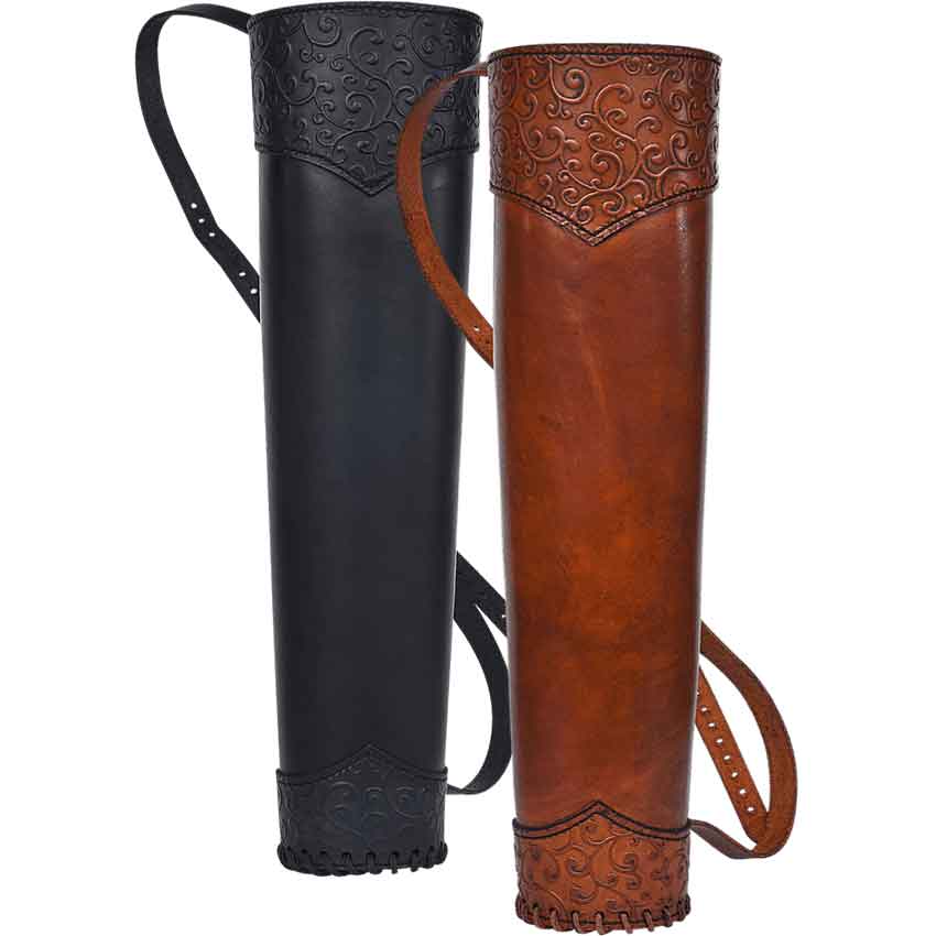 Leather Quivers and Arrow Quivers - Dark Knight Armoury