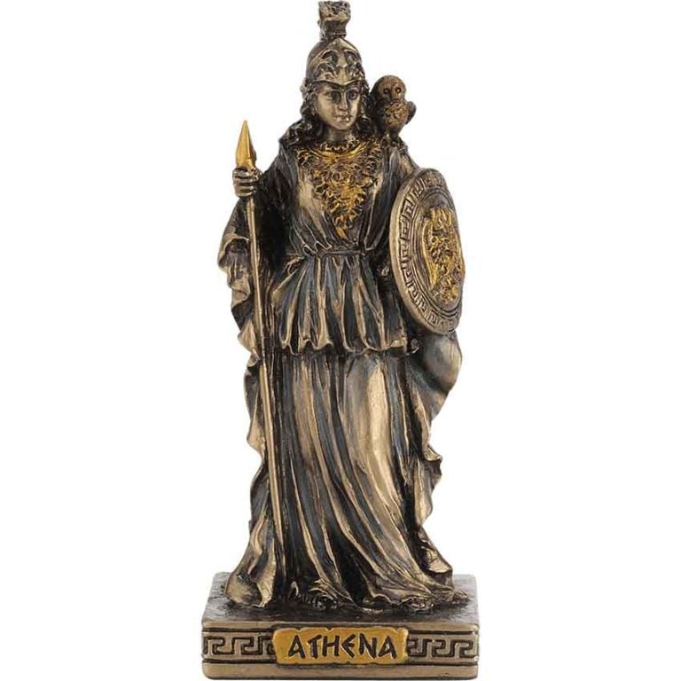 Bronze Athena Greek Pantheon Statue