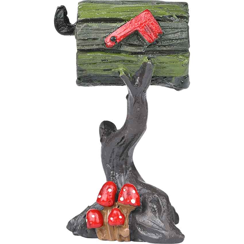 Fairy Garden Mailbox Mini Statue