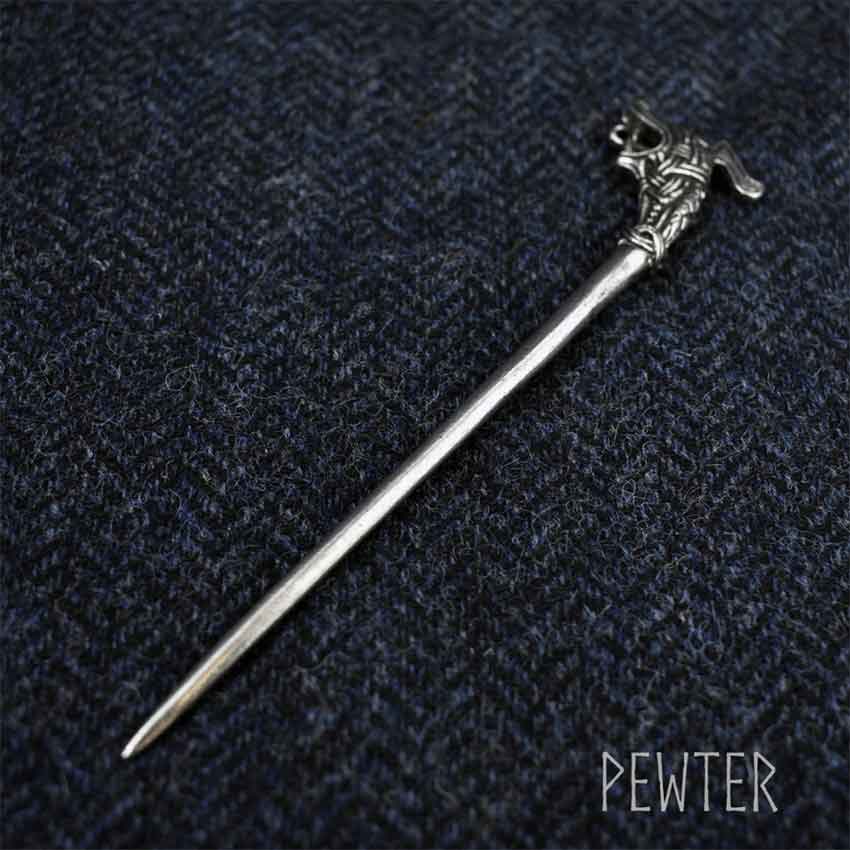 Hedeby Dragon Head Viking Pin