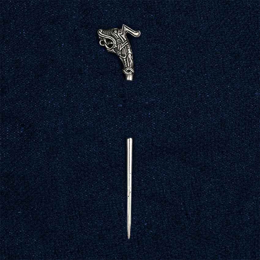 Hedeby Dragon Head Viking Pin