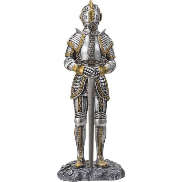 Knight Statue with Letter Opener Sword