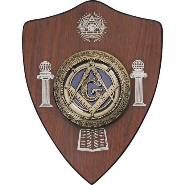 Freemason Sword Set with Display Plaque