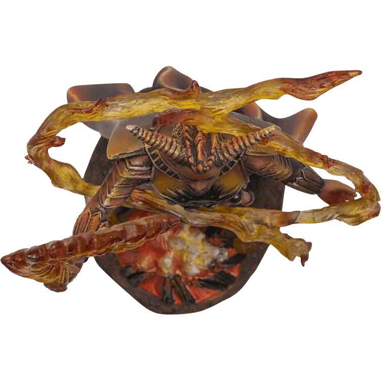 Fire Elemental Wizard Statue