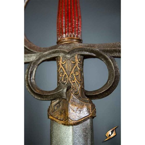 LARP Rapier Rillet - Red - 115cm