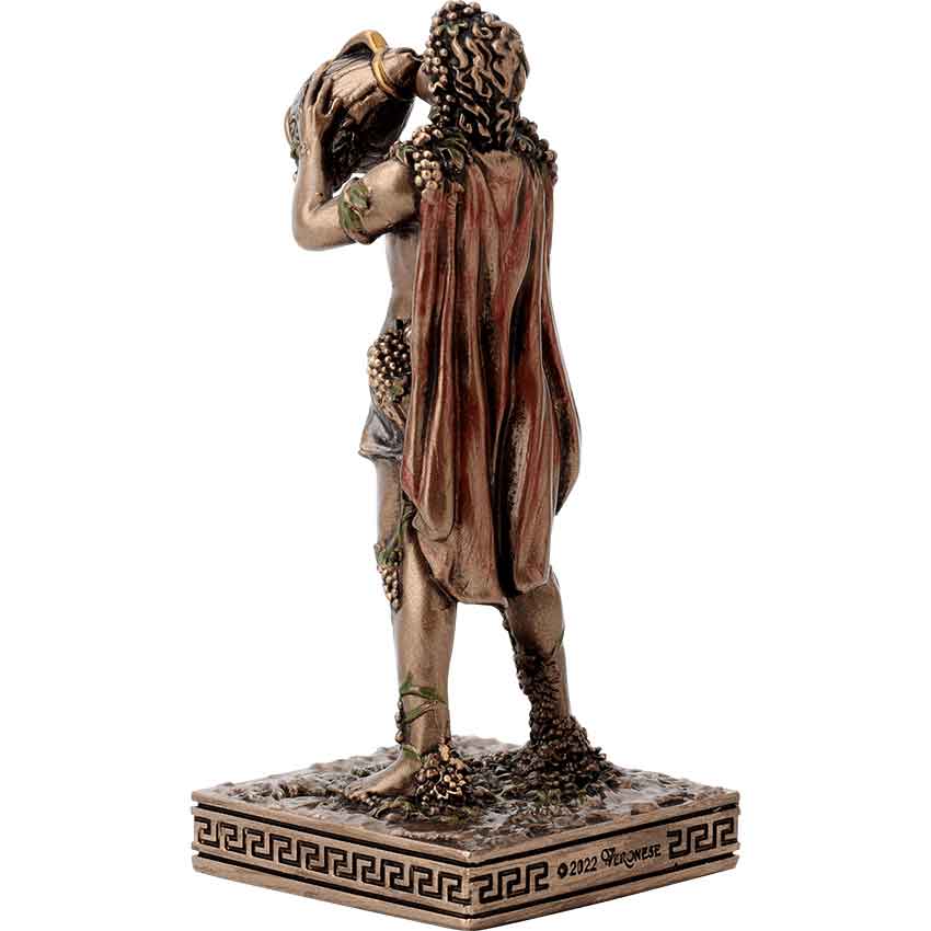 Bronze Dionysus Greek Pantheon Statue