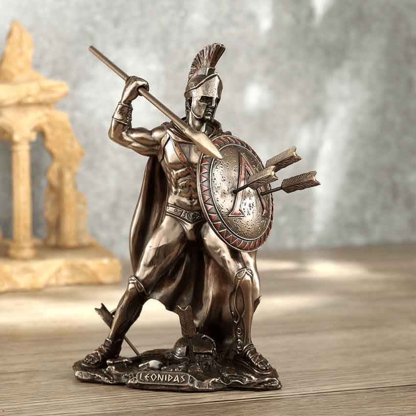 King Leonidas Spartan Statue