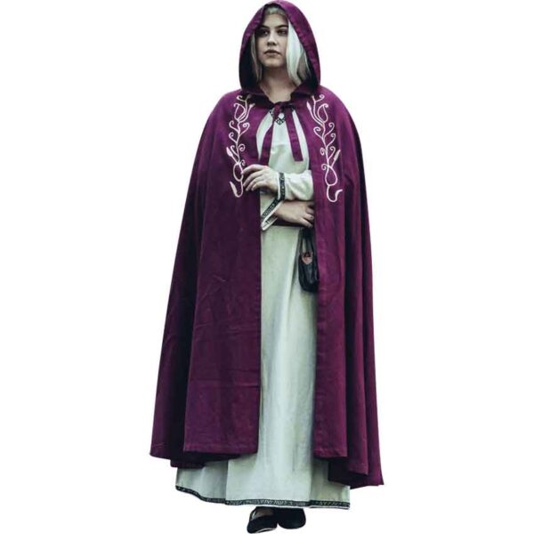 Lyra Medieval Cloak - Red