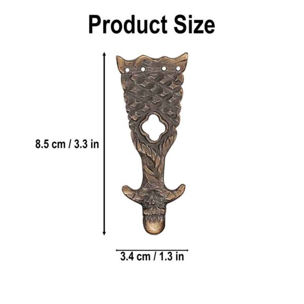 Antiqued Brass Renaissance Belt Tip