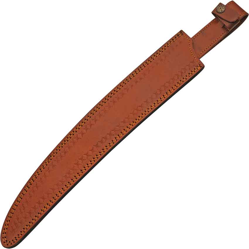 Red Hilt Layered-Steel Sword