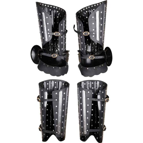 Splint Leg Armour Set - Black