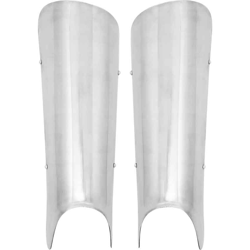 Late Medieval Knight's Steel Greaves