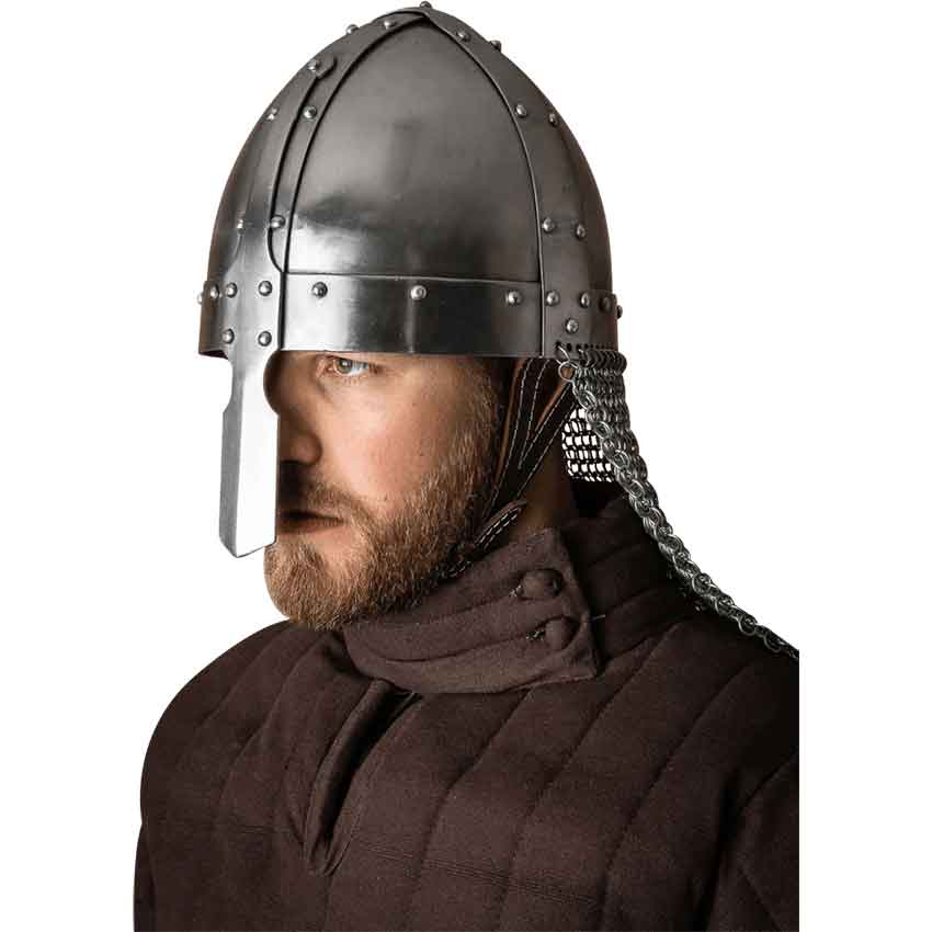 Nasal Spangenhelmet with Aventail - Polished